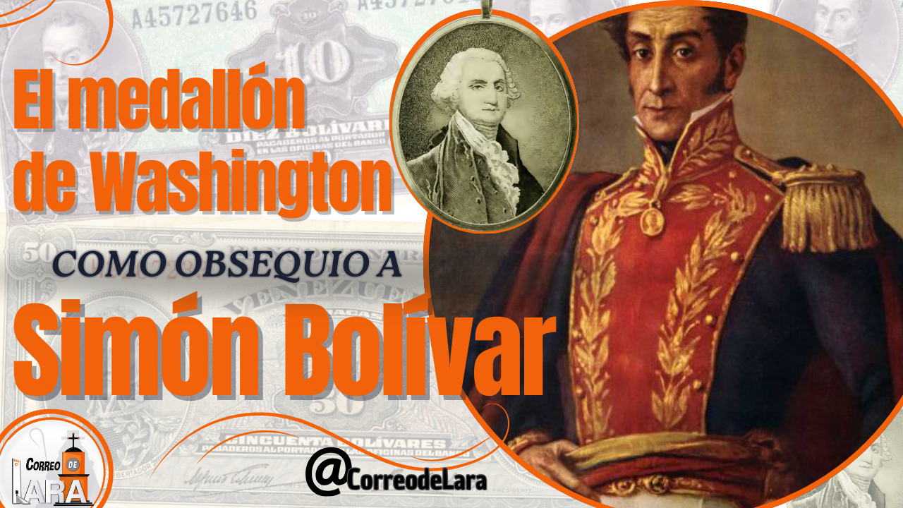El medallón de Washington como obsequio a Simón Bolívar (VIDEO+FOTOS ...